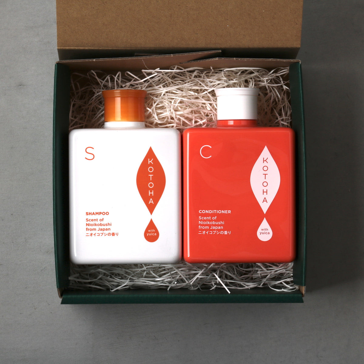 【飛騨産アロマ】KOTOHA with yuica シャンプー＆コンディショナー（ニオイコブシ）｜hiHIDA